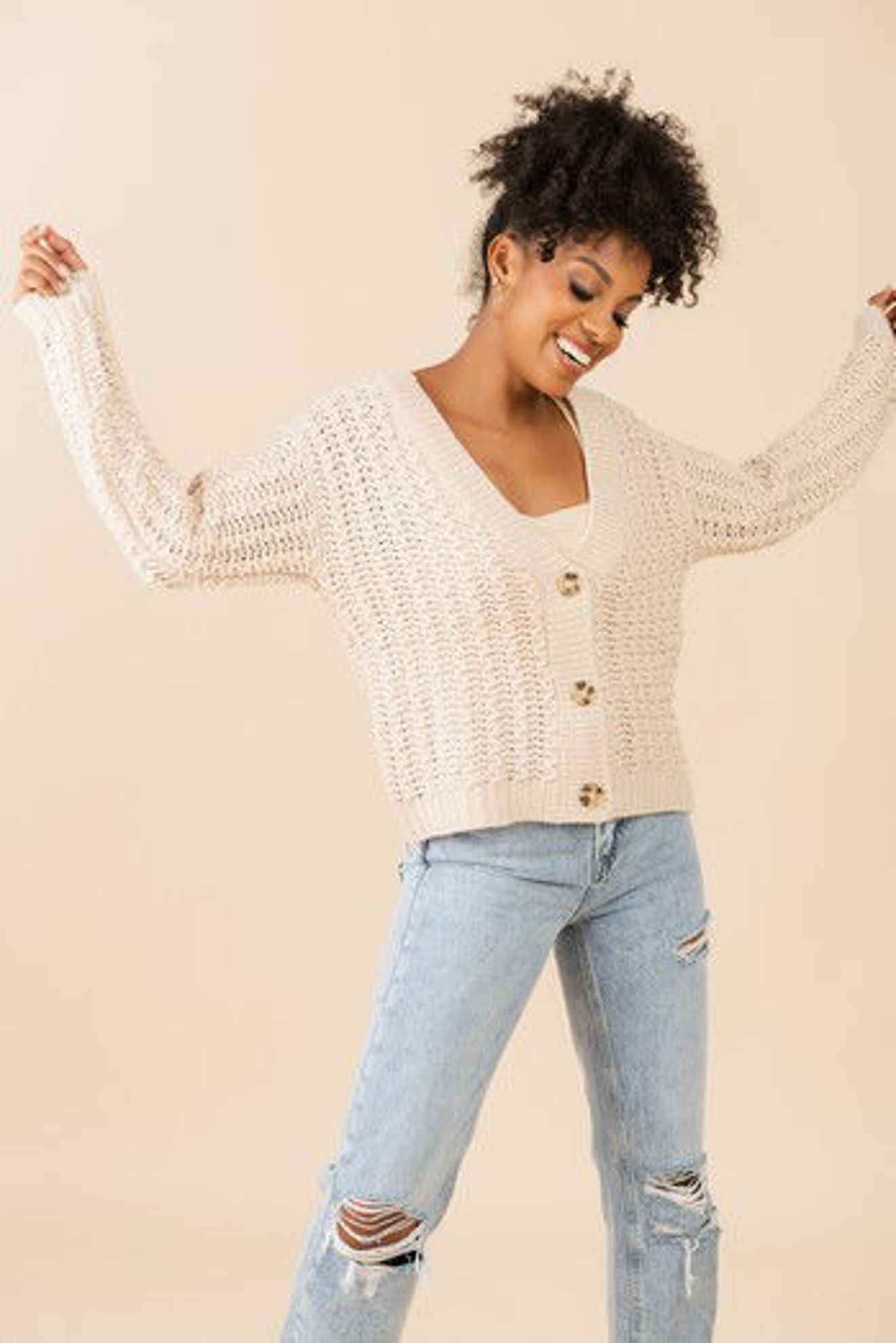 Kenana. Sweater Botones